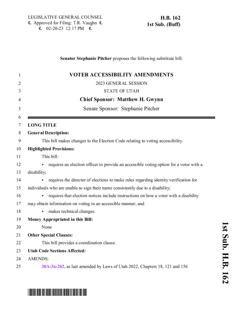 Fillable Online le utah Stephanie Pitcher for Senate (electstephanie ...