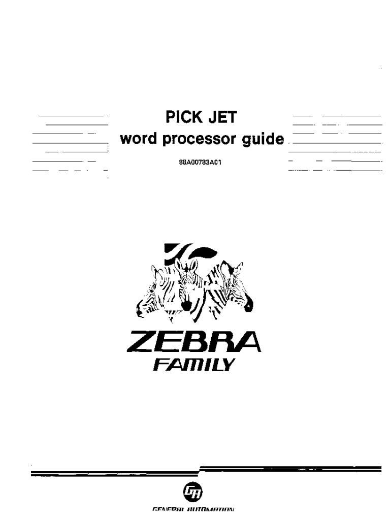 Fillable Online Wow, it's WordStar! Exploring a Beloved Early Word ...