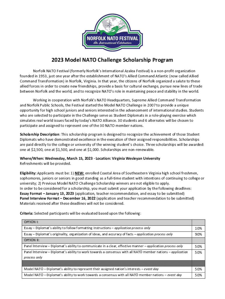 Fillable Online High School Students from Around the Hampton Roads ...