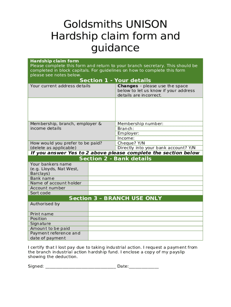 sickness benefit application Doc Template | pdfFiller