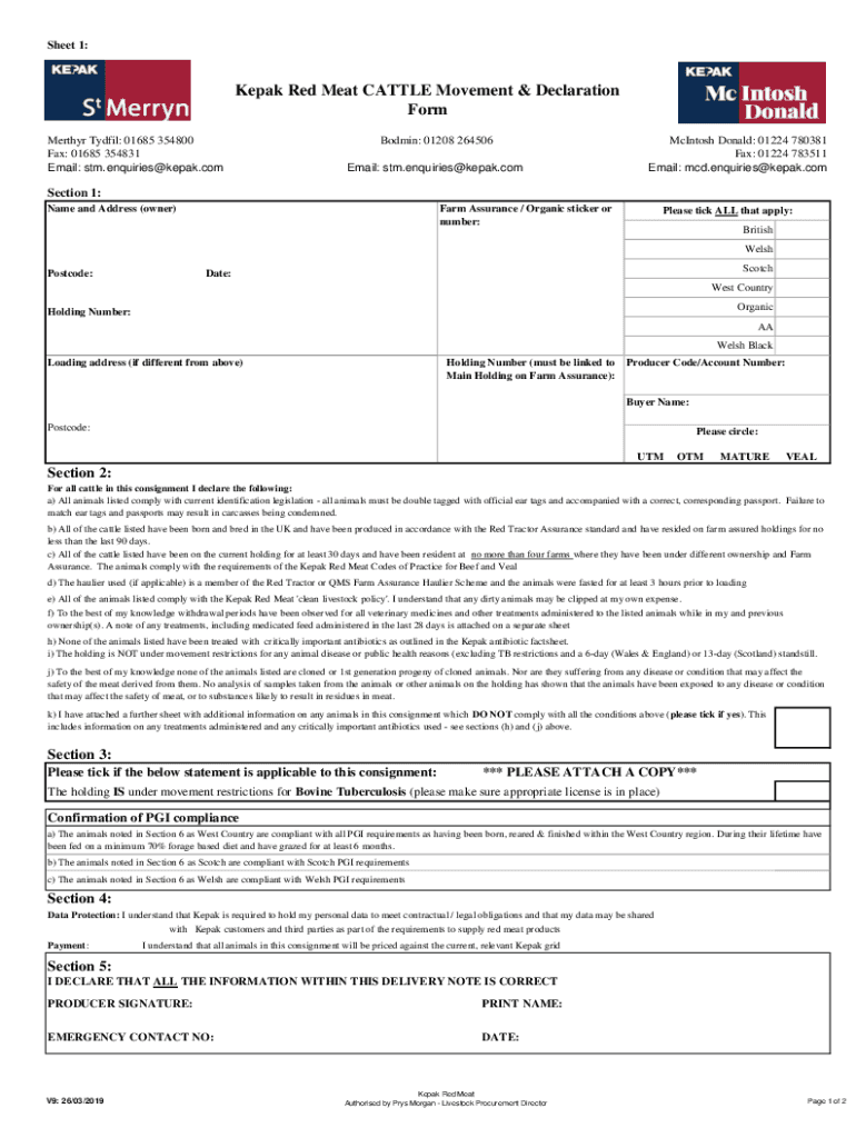 Fillable Online Guide to understanding a beef killing-out sheet Fax ...