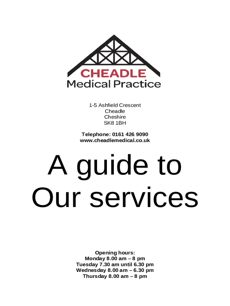 Adshall Road Medical Practice - GP Surgery Website. All ... Doc Template | pdfFiller