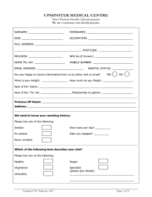 Fillable Online New Patient Registration Form (Under 16) Fax Email ...