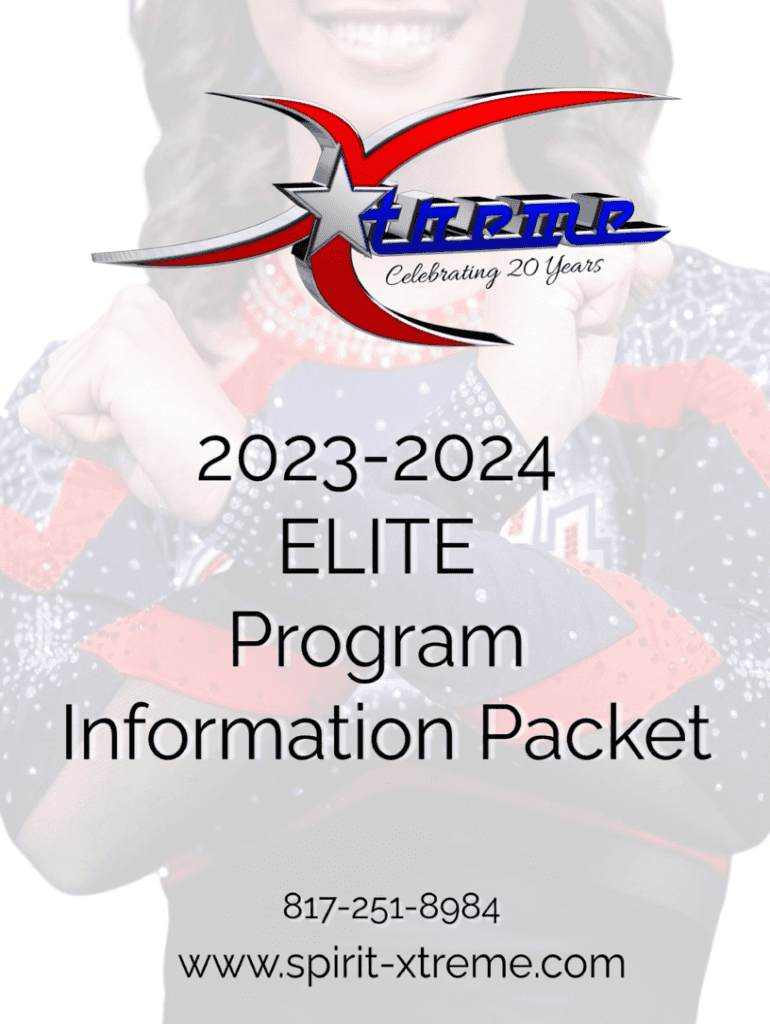 Fillable Online Spirit Xtreme - Southlake, United States Fax Email ...