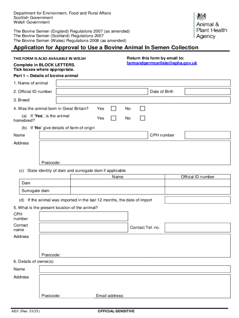 Fillable Online Explanatory Notes for Application for Approval to use a ...