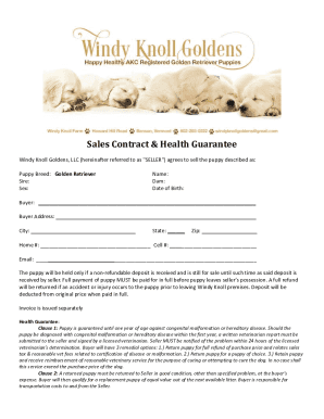 Fillable Online Sales Contract Template (Free Sample) Fax Email Print - pdfFiller