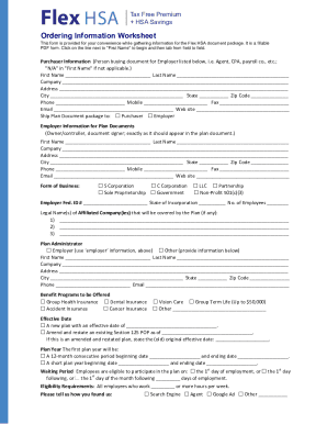 Fillable Online HSA tax documents Fax Email Print - pdfFiller
