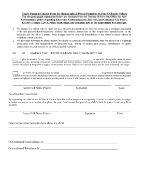 Fillable Online FREE 9+ Sample Photography Consent Forms in MS Word Fax ...