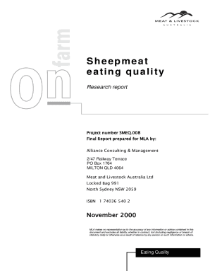 Fillable Online Effect of Pre-Slaughter Practises and Early Post-Mortem ...