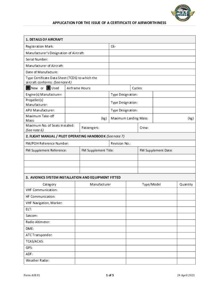Fillable Online application for the renewal of a certificate of ...