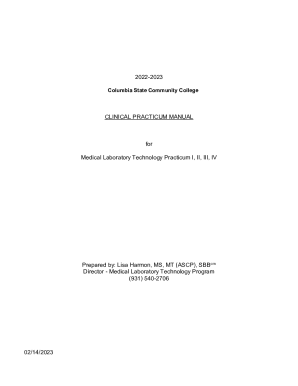 Fillable Online medical laboratory training programs calendar year 2021 ...