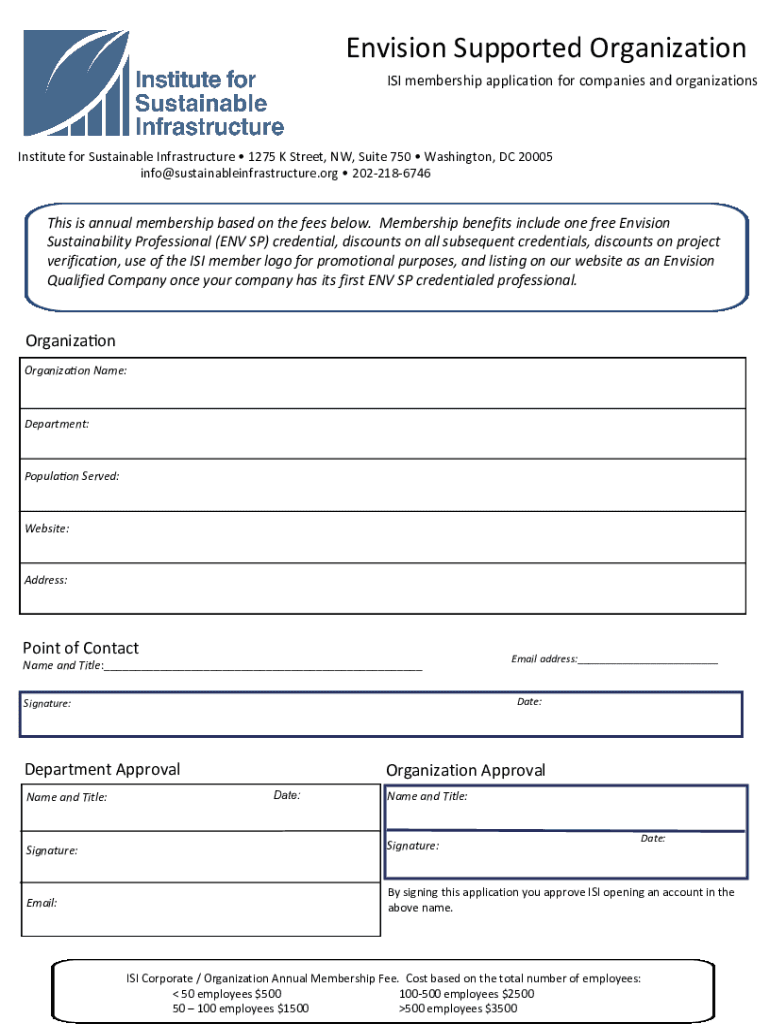 Fillable Online Ever Wonder if your Project is Green or Sustainable? ISI's ... Fax Email Print ...