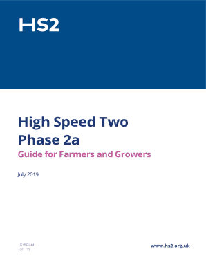 Fillable Online High Speed Two Phase 2a - Guide for Farmers and Growers ...