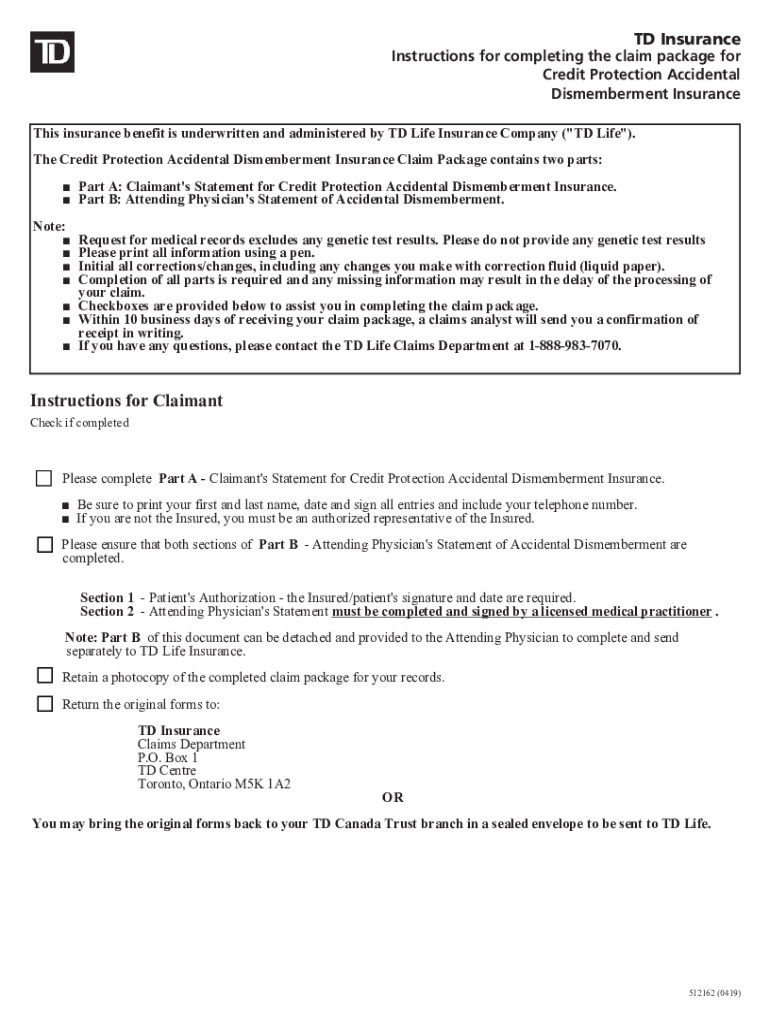 Fillable Online TD Aeroplan Visa* Business Cardholder Agreement and ... Fax Email Print - pdfFiller
