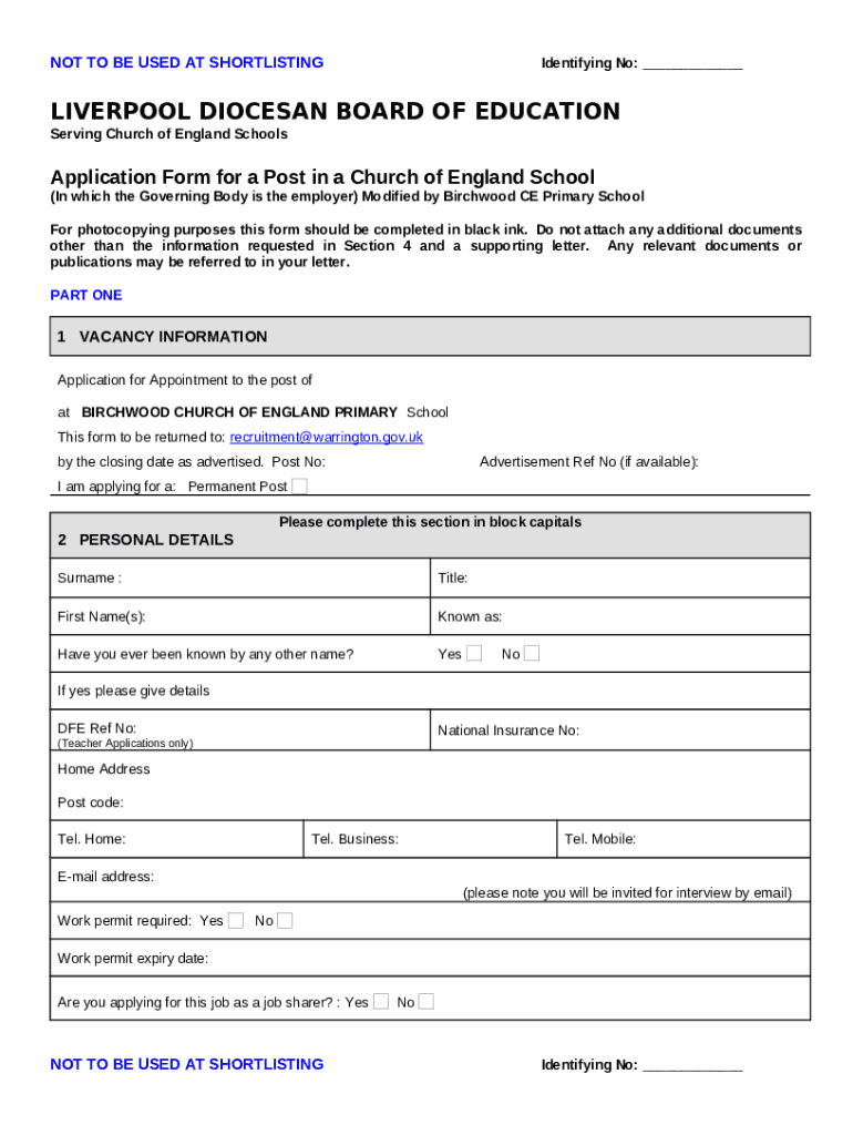 SM VA Application R Doc Template | pdfFiller