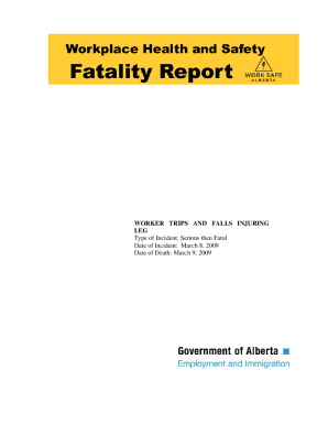 Fillable Online open alberta Workplace Health and Safety Fatality ...