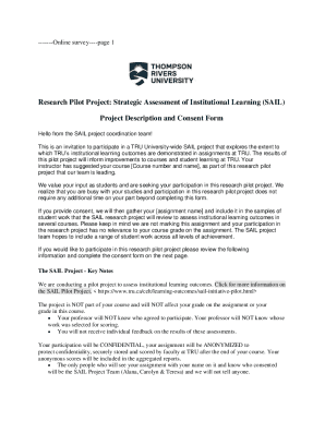 Fillable Online consent form to participate in a research study group a Fax Email Print - pdfFiller