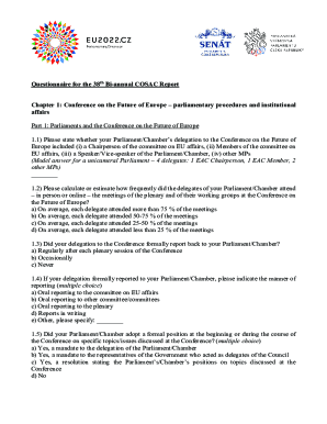 Fillable Online National Parliaments on their Ways to Europe: Losers or ...