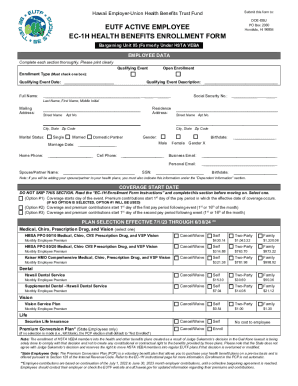 Fillable Online eutf hawaii Premium Conversion Plan (PCP) Open ...