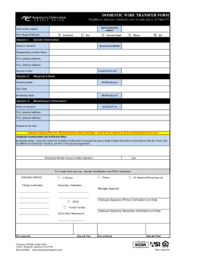 Fillable Online domestic wire transfer form Fax Email Print - pdfFiller