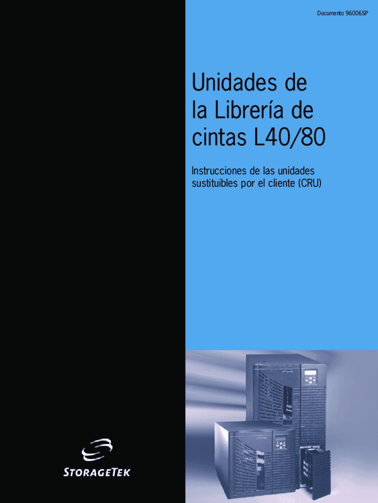 Completable En línea Unidades de la Librera de cintas L40/80 ...