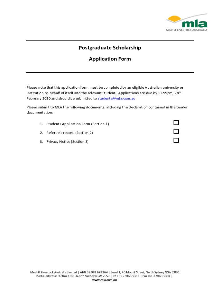 Fillable Online phd.i candidature and scholarship application form Fax Email Print - pdfFiller