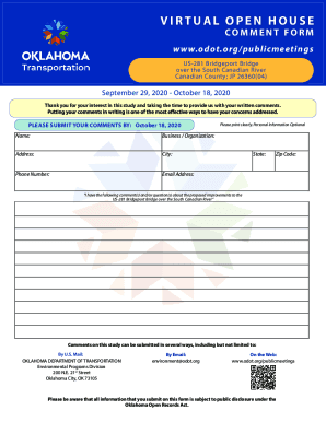Fillable Online comment form Fax Email Print - pdfFiller