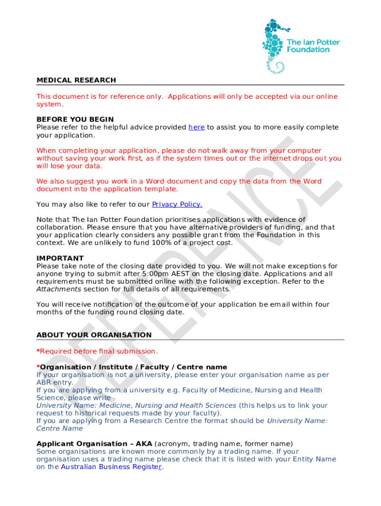 Medical Research Doc Template | pdfFiller