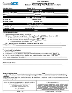 Fillable Online Prior Authorization Request Form for Prescriptions Fax ...