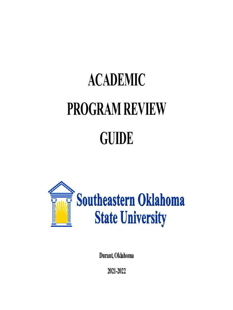 Fillable Online Academic Program Review - Administration and Finance ...