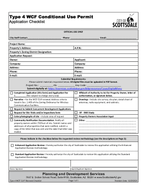 Fillable Online Type 4 WCF Conditional Use Permit - Application ...