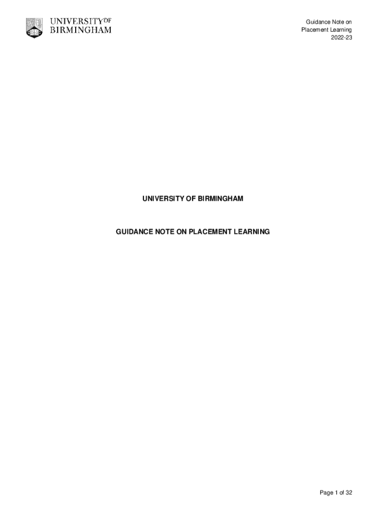 Fillable Online ASET Good Practice Guide for Work based and Placement ...