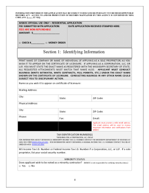 Fillable Online STATEMENT OF EXPERIENCE, PERSONNEL AND ... Fax Email ...