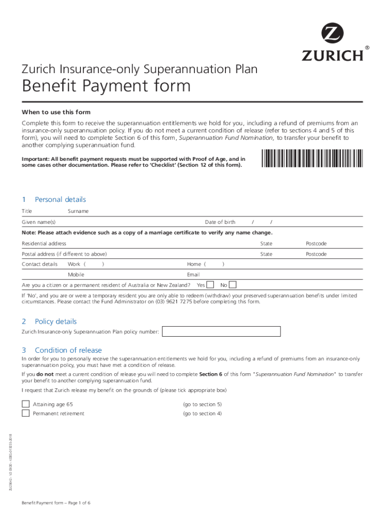 Fillable Online Benefit Payment form Fax Email Print - pdfFiller