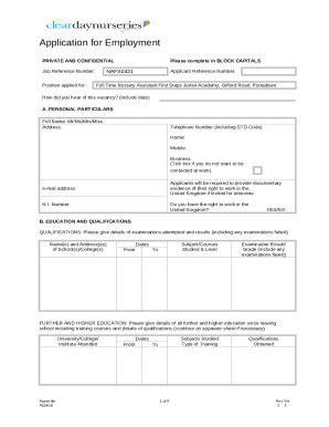 Application - v1. NI Applicat Doc Template | pdfFiller