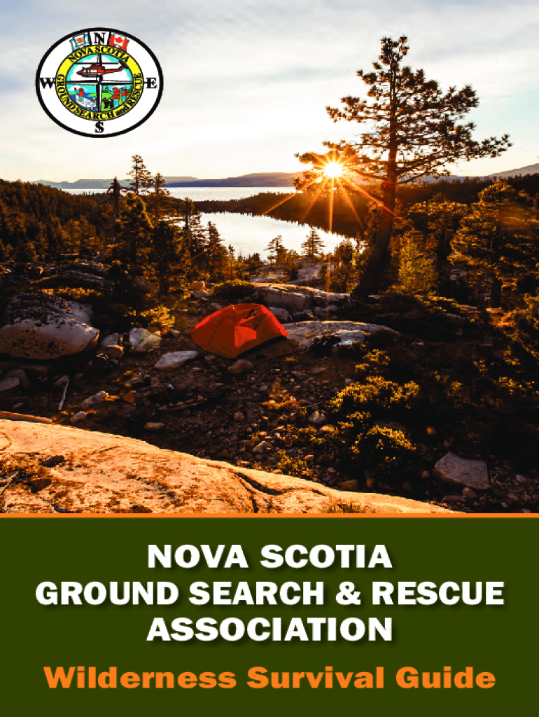 Fillable Online Nova Scotia Ground Search and Rescue Association - Home ...