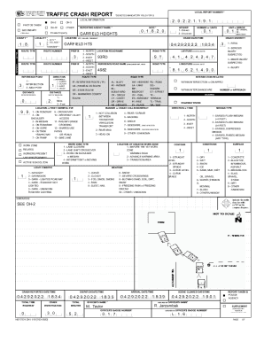 Fillable Online Ohio Department of - TRAFFIC Crash Report - Public ...