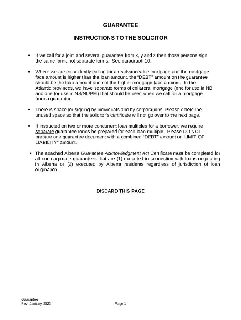 A banker asked us: joint and several guarantees Doc Template | pdfFiller