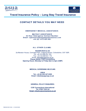 Fillable Online Mayday Travel Claims Fax Email Print - pdfFiller