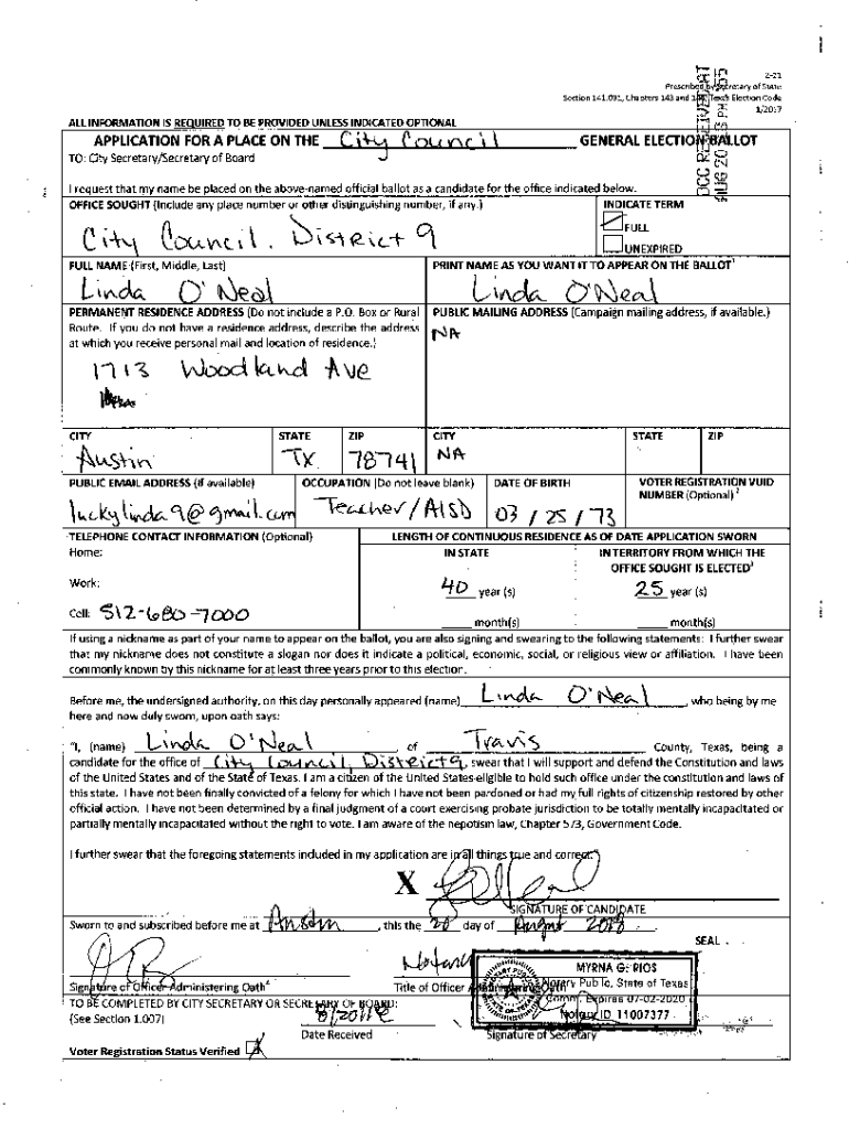 Fillable Online application for election Fax Email Print - pdfFiller