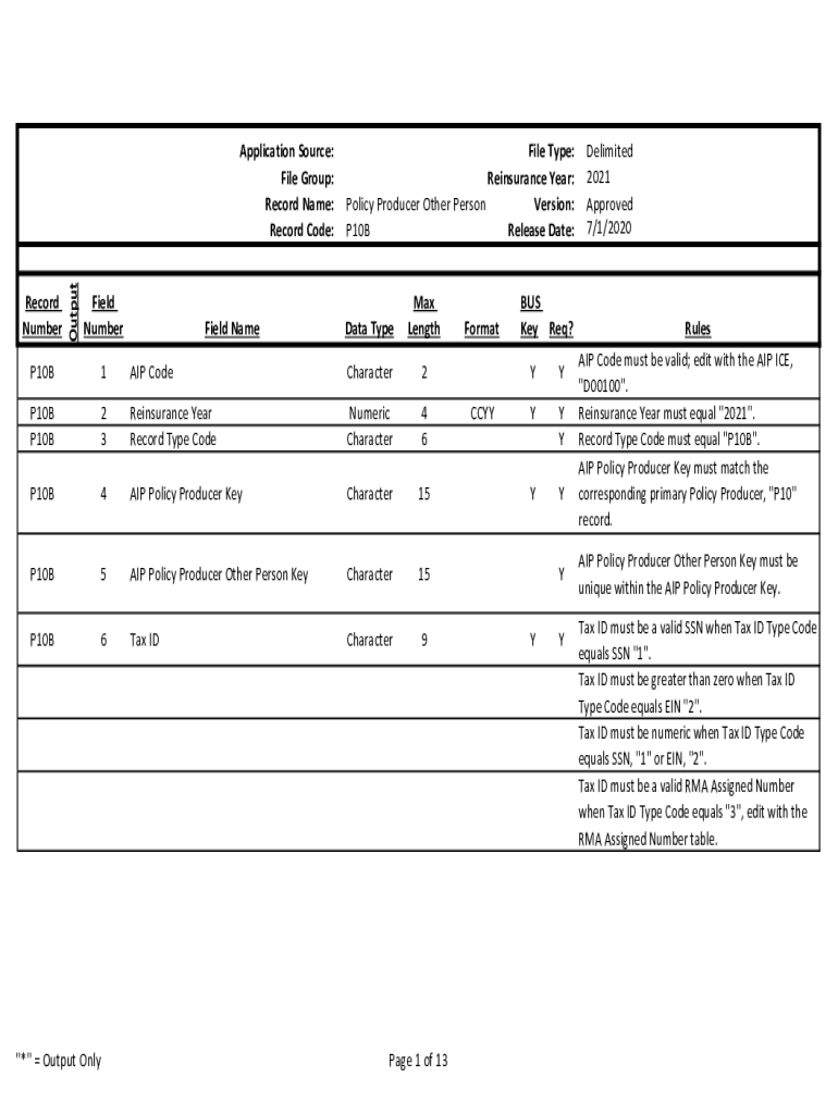 Fillable Online AIP Policy Producer Other Person Key Fax Email Print ...