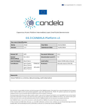Fillable Online D3.5 System Integration and Validation Test Plan v1 Fax ...