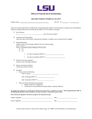 Fillable Online LSU ID: 89 - - Fax Email Print - pdfFiller