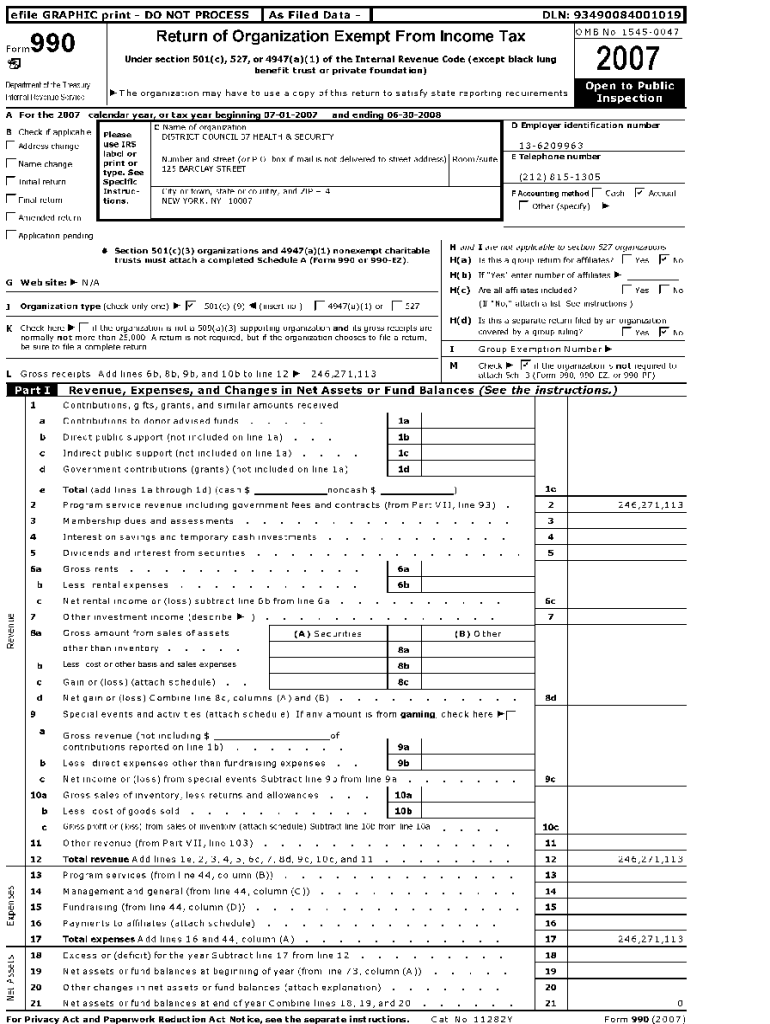 Fillable Online E-Filing Now Mandatory for All Exempt Organizations Fax Email Print - pdfFiller