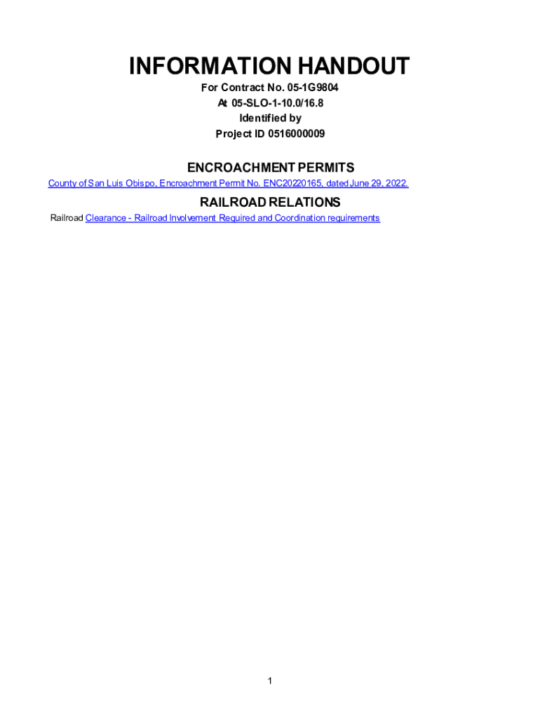 Fillable Online Information Handout - Contractor's Corner Fax Email ...