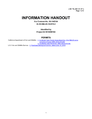 Fillable Online Incidental Take Permit Amendment No. 5 for the SBt-25 ...