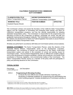 Fillable Online catc ca GRANT APPLICATION GUIDE - Caltrans Fax Email ...