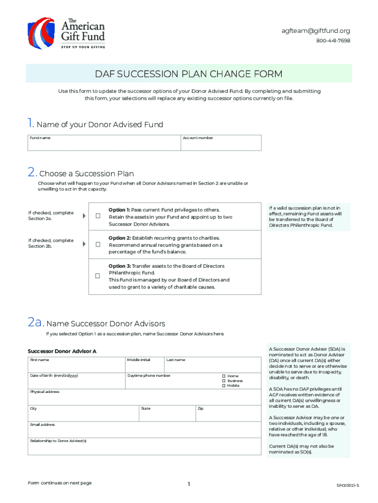 Fillable Online Giving Account Change Form Fax Email Print - pdfFiller