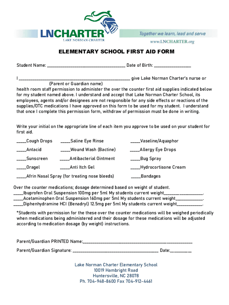 Fillable Online Medical Emergency Form Please complete and return to ...