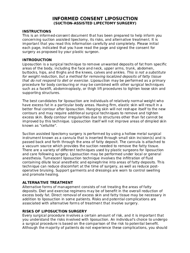 Draft Ined Consent Template Doc Template | pdfFiller